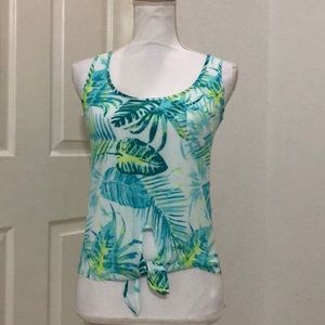 Rebellious One | Tops | Rebellious One Tie Front Tank Top | Poshmark